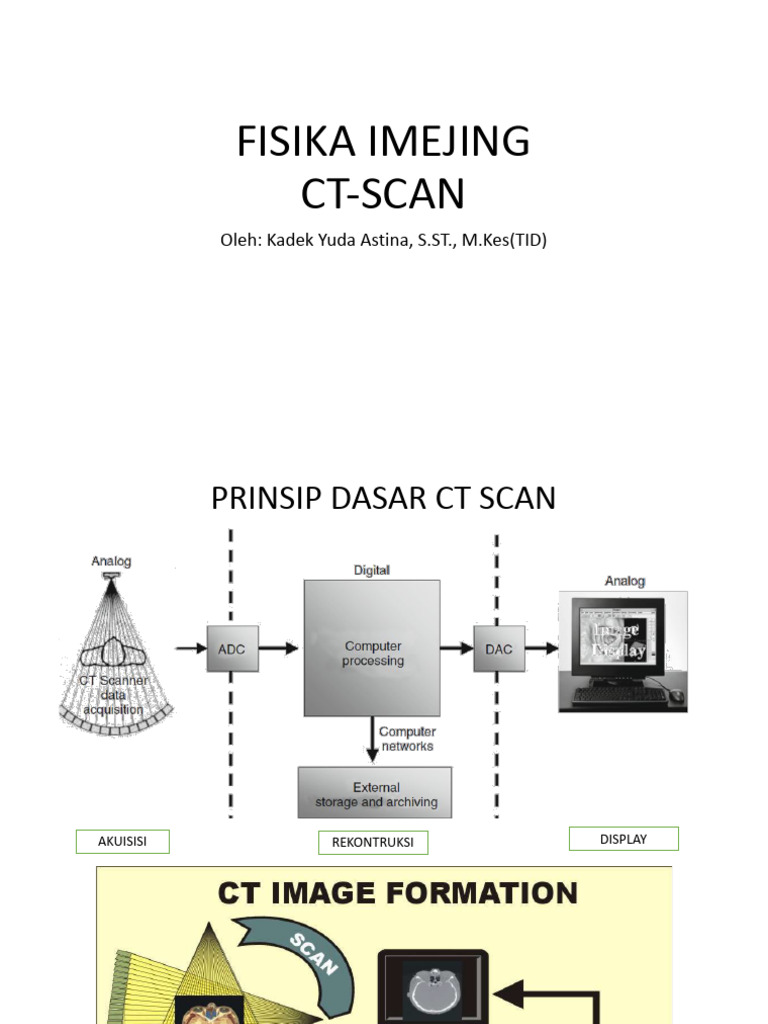 Fisika Imejing CT Scan | PDF