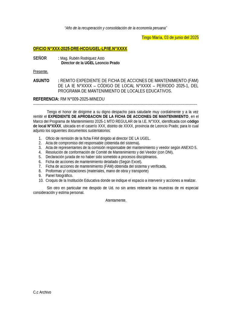 Oficio | PDF