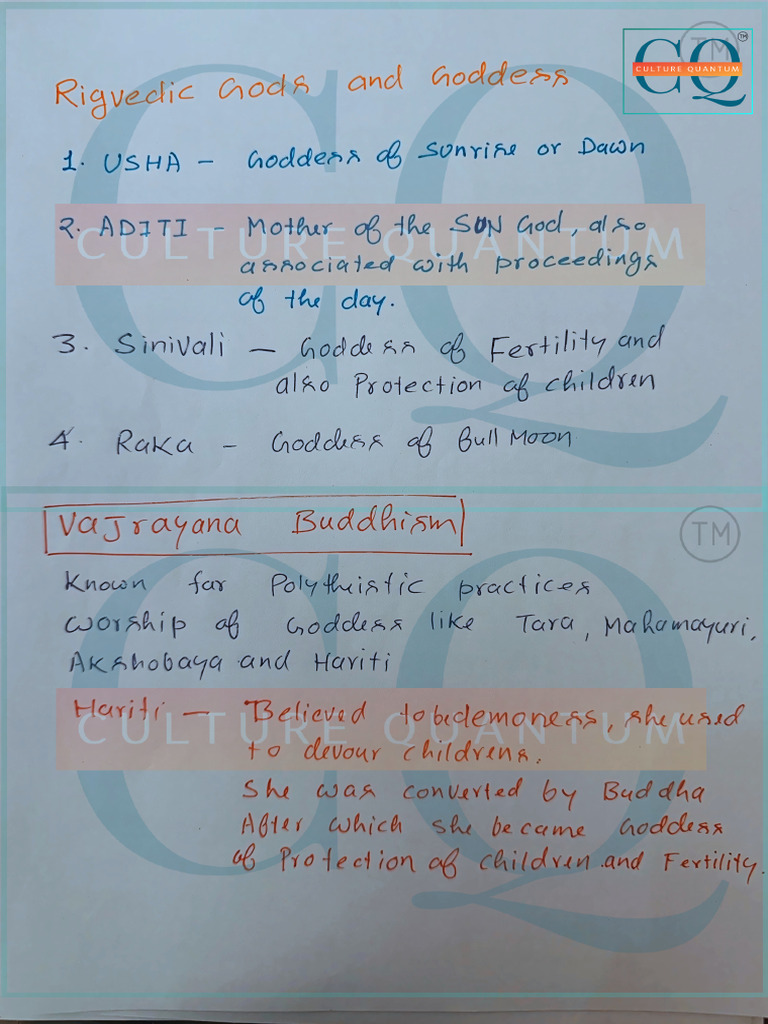 Art & Culture Hand Written Notes | PDF