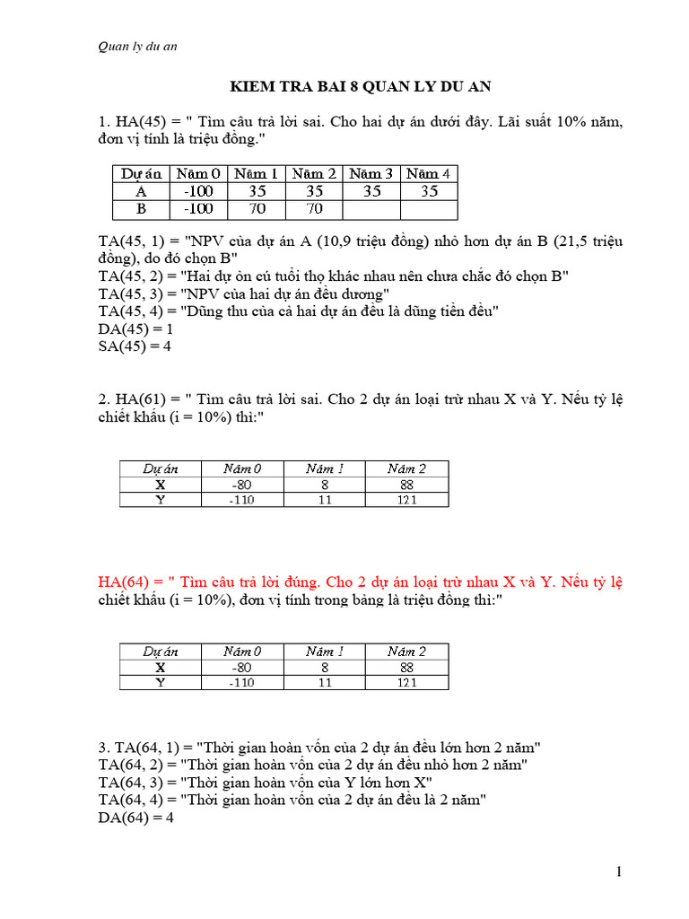 Kiem Tra b8 Qlda | PDF