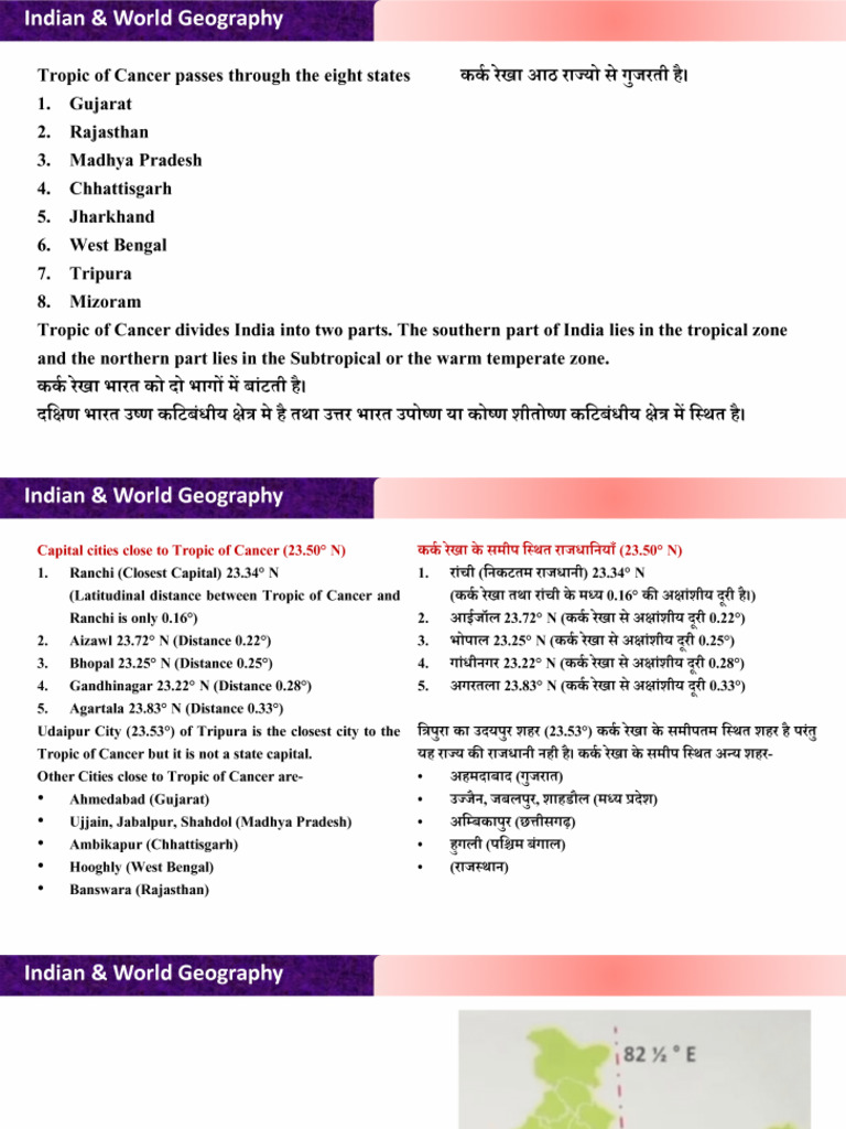 Indian & World Geography New | PDF