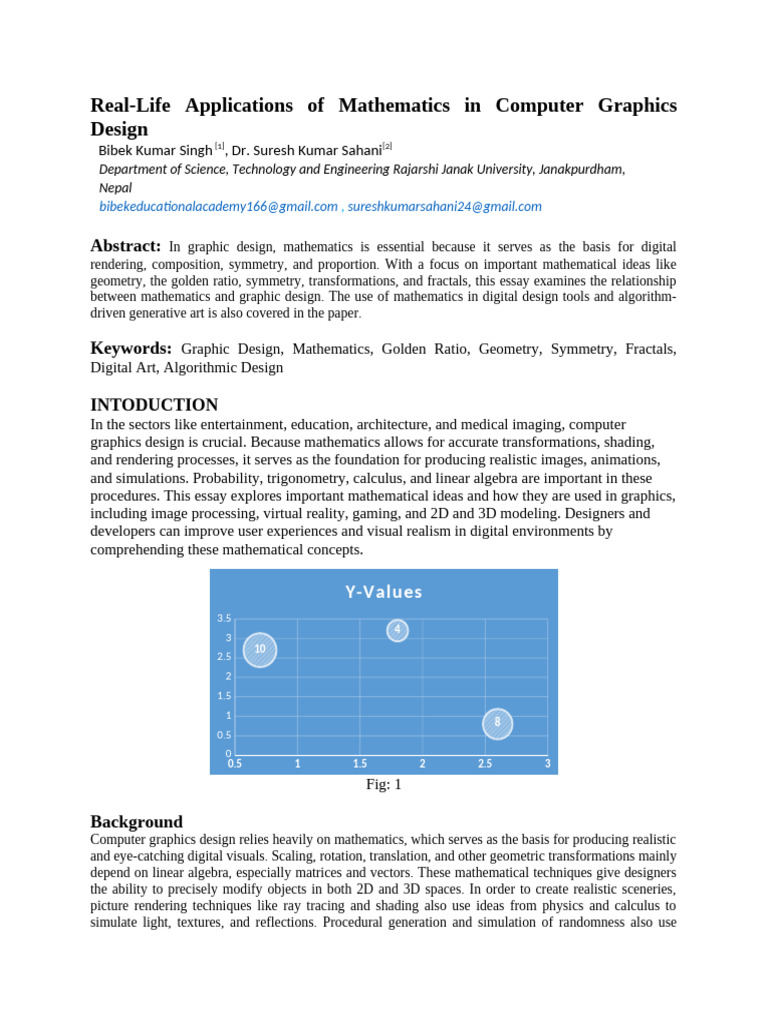 Real-Life Applications of Mathematics in Computer Graphics Design | PDF | 2 D Computer Graphics ...