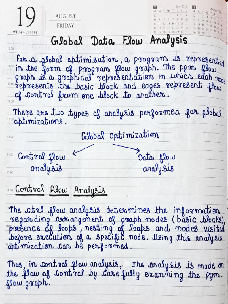 Global Data Flow Analysis | PDF