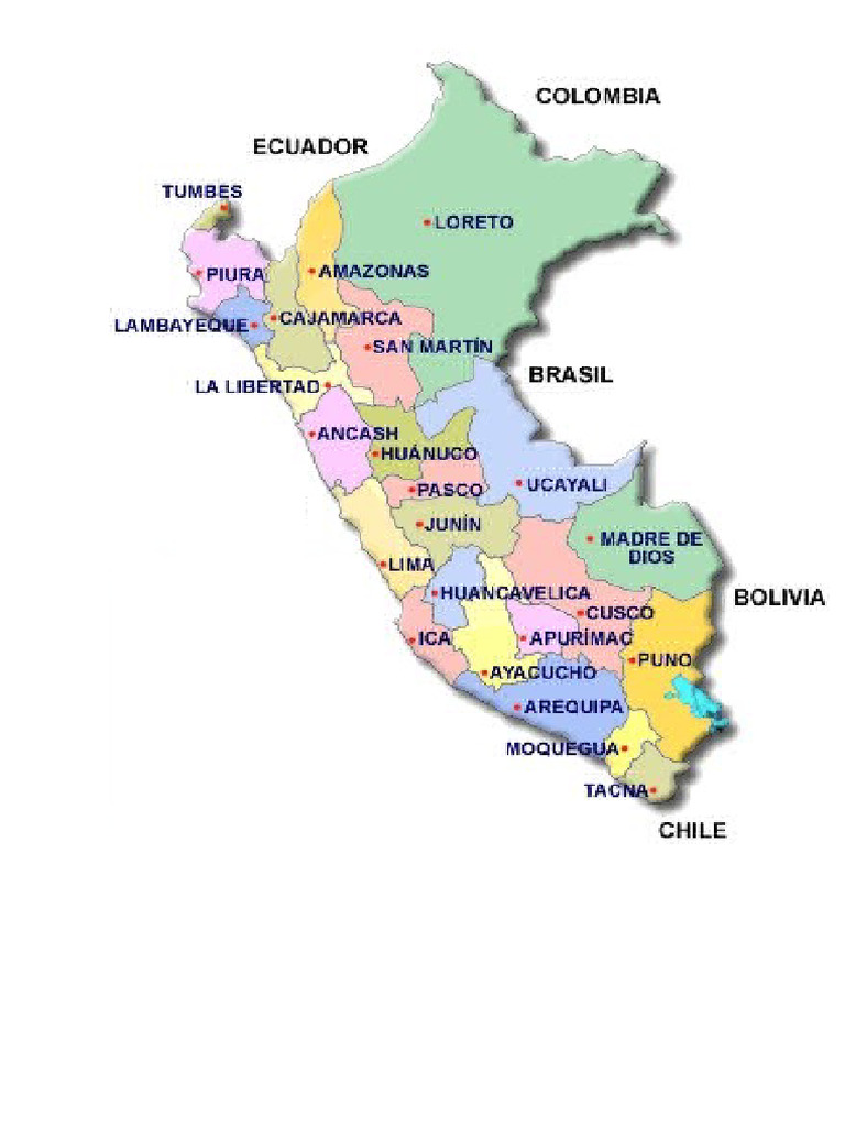 Mapa Del Peru | PDF