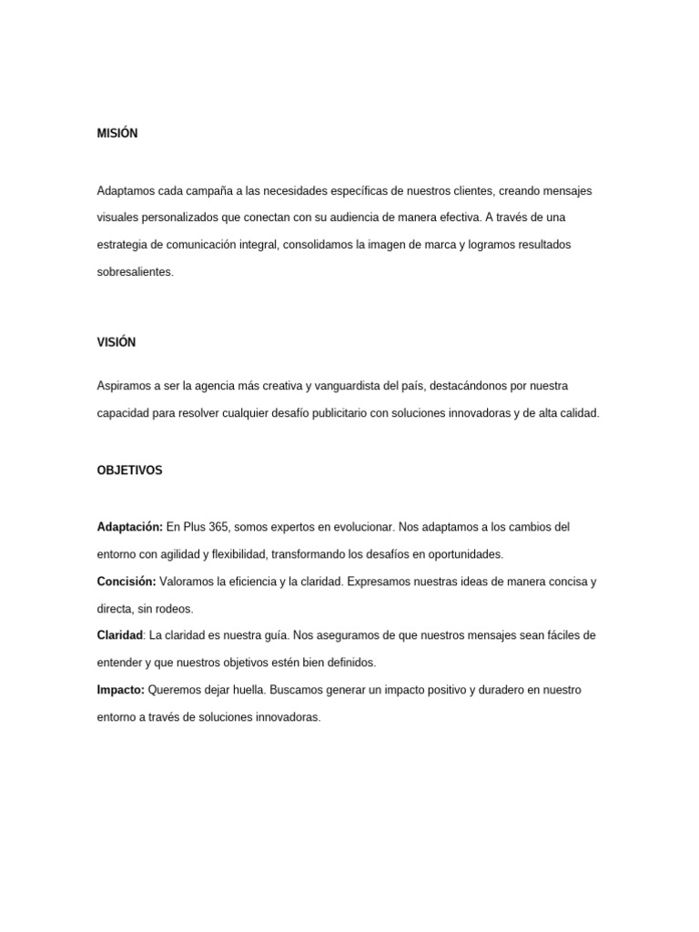 Estrategias Publicitarias de Plus 365 | PDF | Publicidad | Marketing