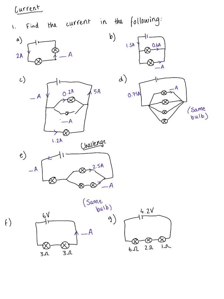 Series and Parallel Questions | PDF