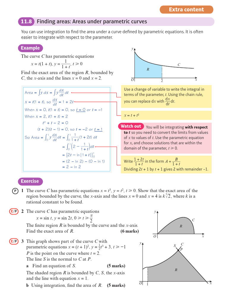 Pure Year 2 Additional Content | PDF | Equations | Applied Mathematics