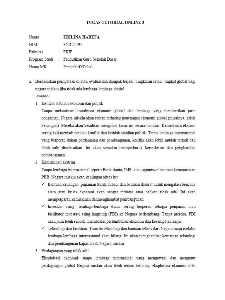 TT3 Prespektif Global Upload | PDF