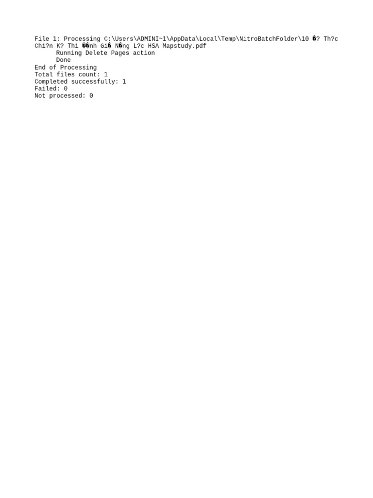 Batch Log | PDF