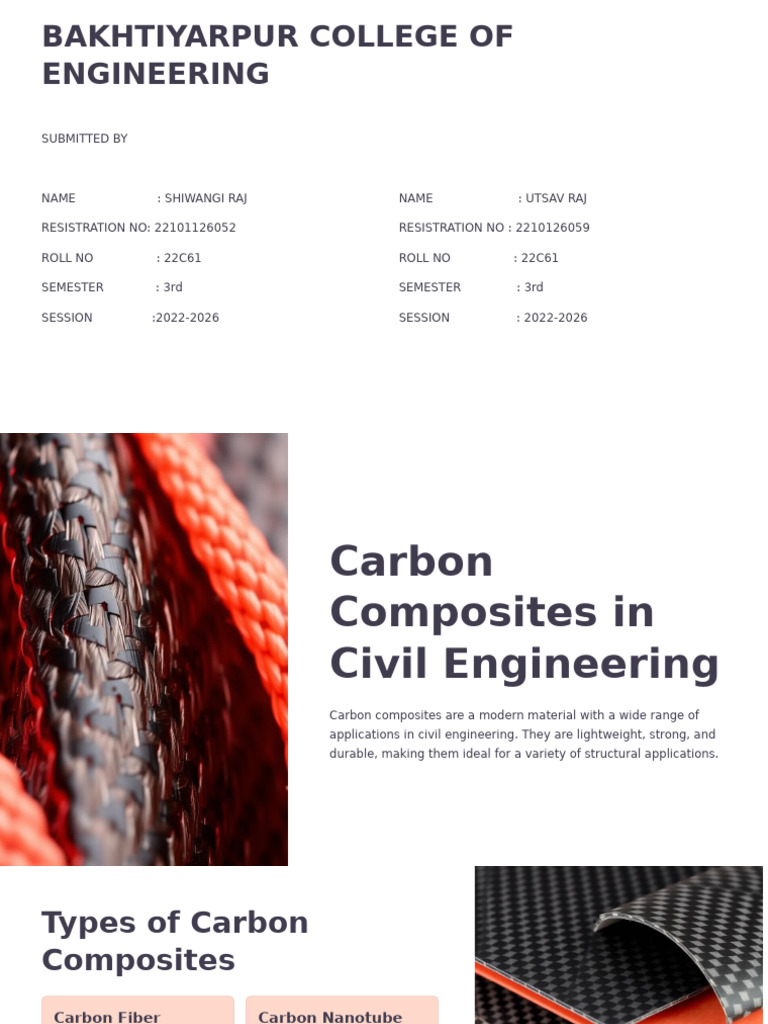 Carbon Composites in Civil Engineering | PDF | Composite Material ...