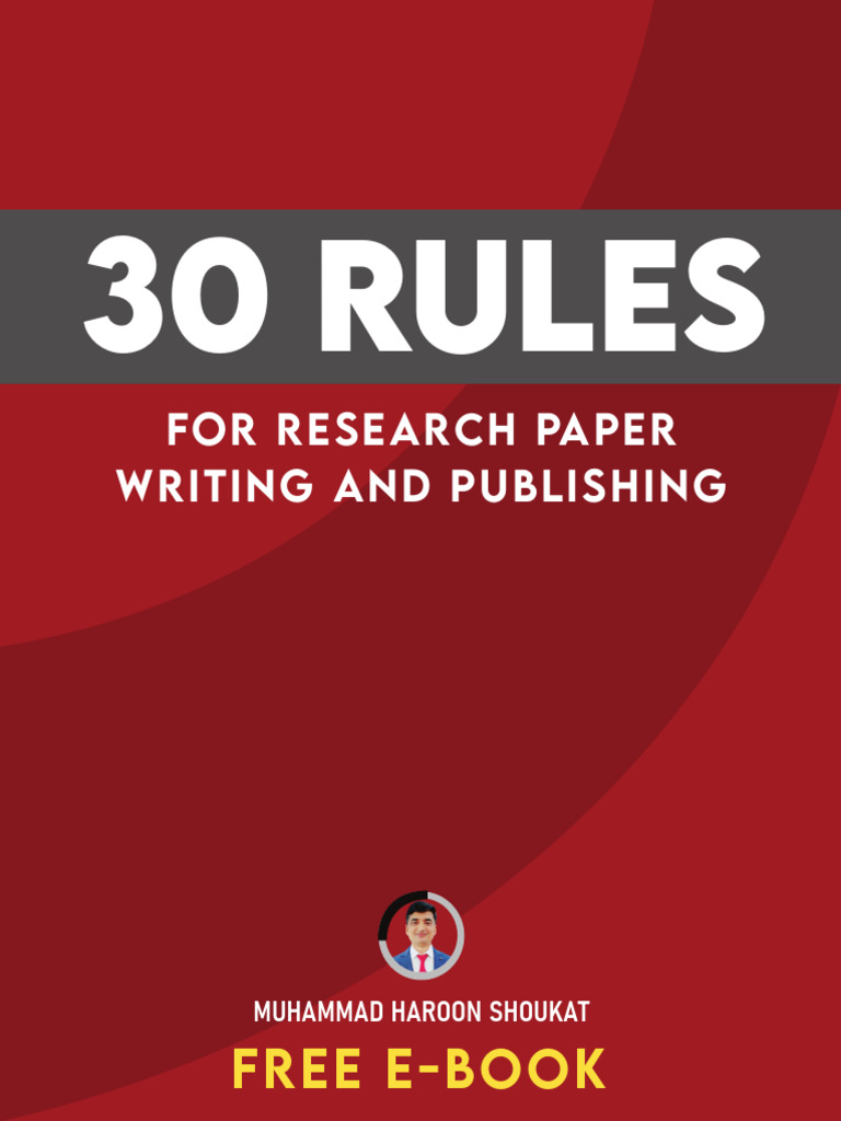 30 Rules for Research Paper Success | PDF | Plagiarism | Citation
