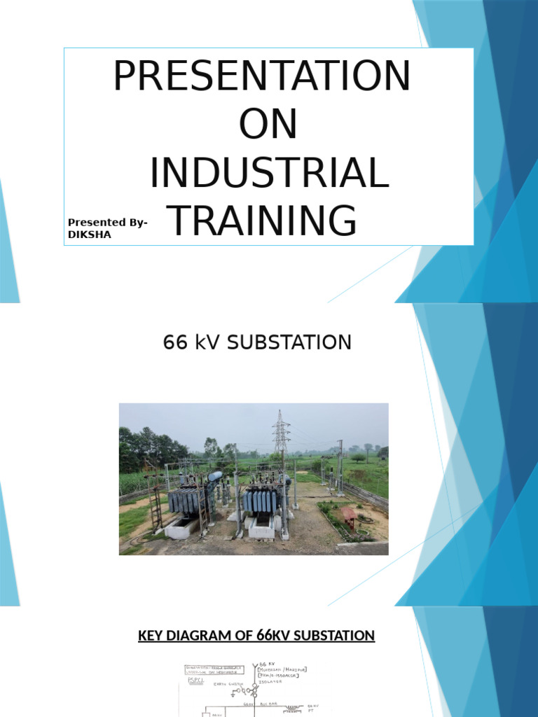 Presentation On 66kv Substation | PDF | Transformer | Capacitor