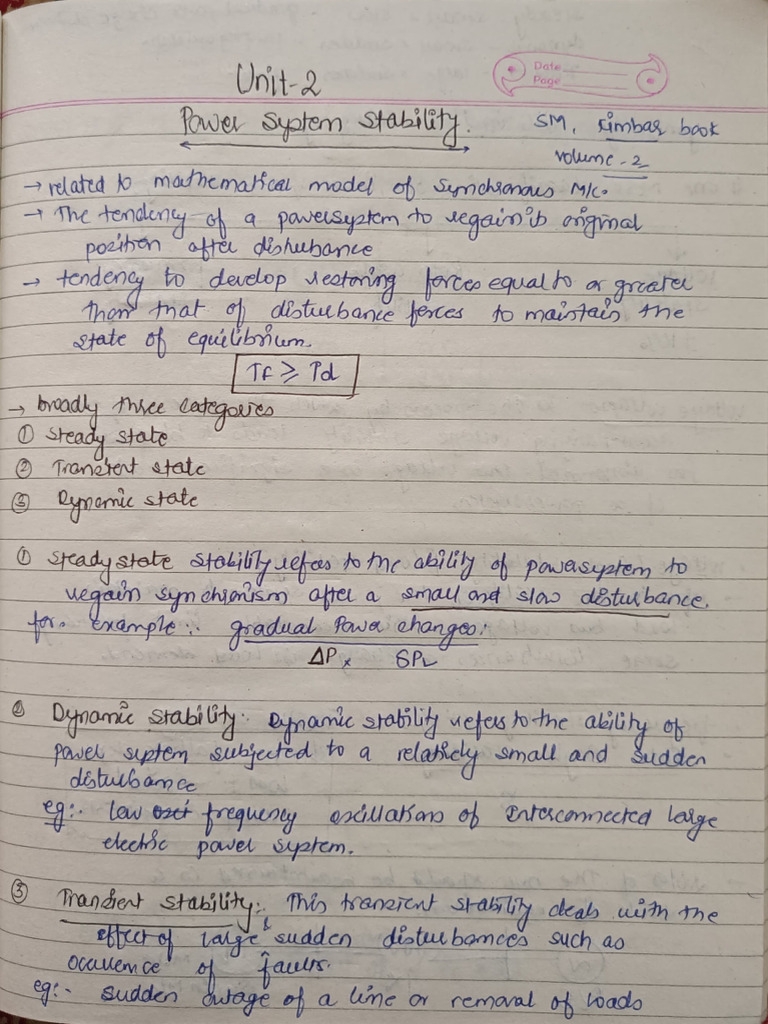 Power System 2 UNIT 2 | PDF
