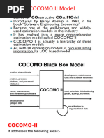 Cocomo II With Example | PDF | Object (Computer Science) | Complexity