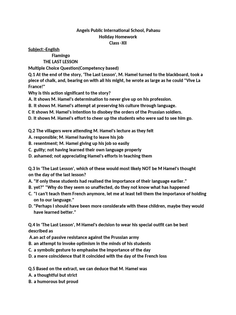 12th Holiday Homework | PDF | Liver | Function (Mathematics)