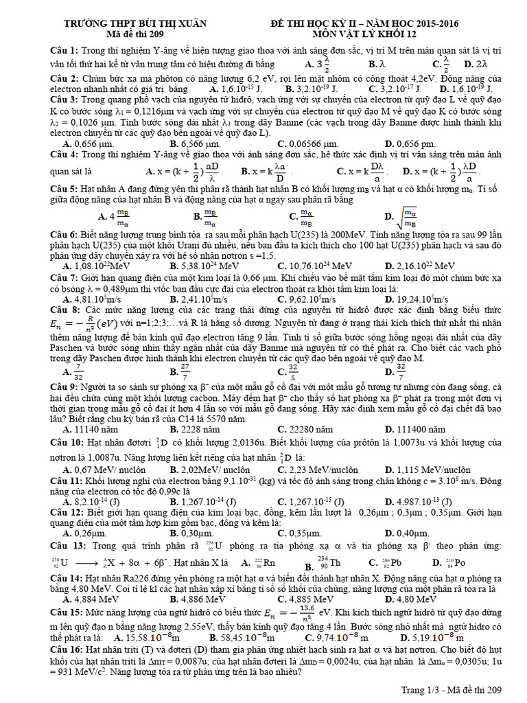 12 HK2 209 2015 2016 Bui Thi Xuan | PDF