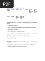 Final Pre-Assessment Moderation Tool 27-11-24 | PDF | Human ...