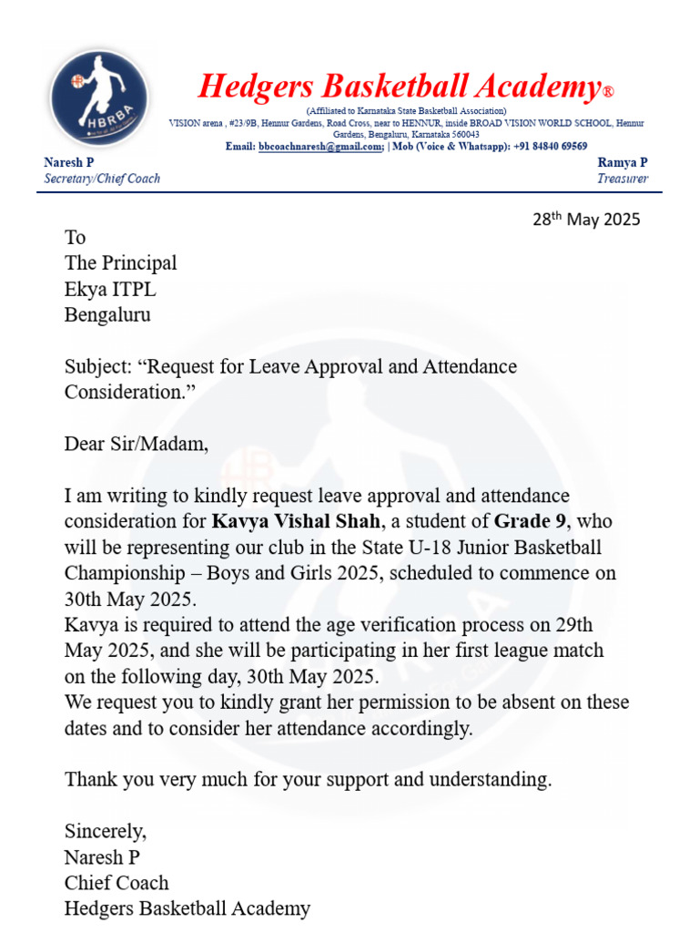 U18 2025 Kavya Vishal Shah | PDF