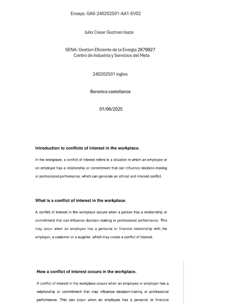 Ensayo. GA6-240202501-AA1-EV02 | PDF