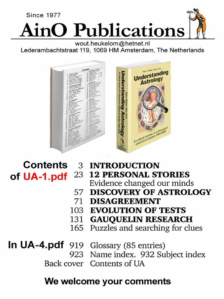 UA-1 | PDF | Astrology | Science