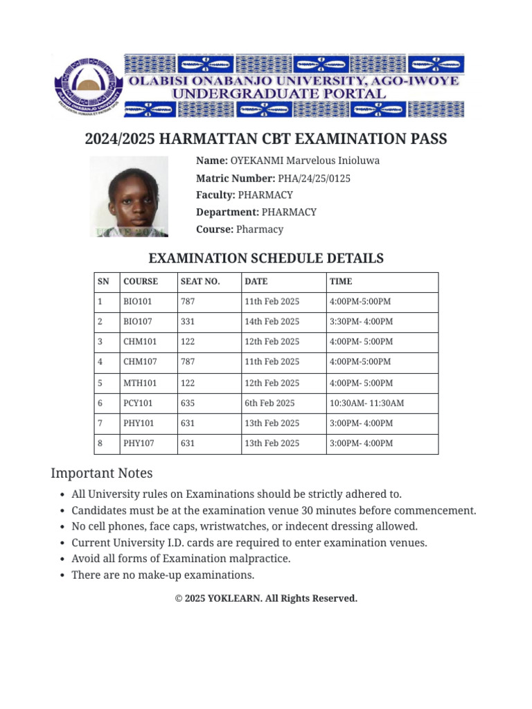 Present Examination Pass | PDF