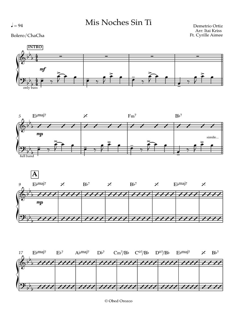 Mis Noches Sin Ti | PDF