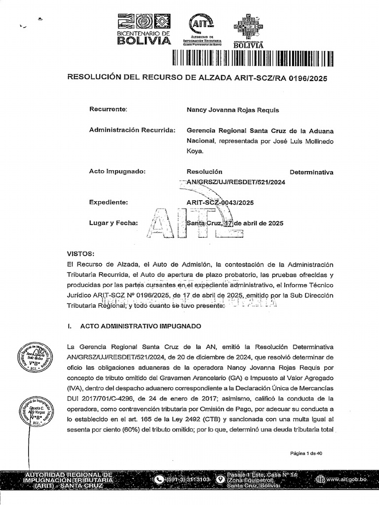 Arit SCZ Ra 0196 2025 | PDF