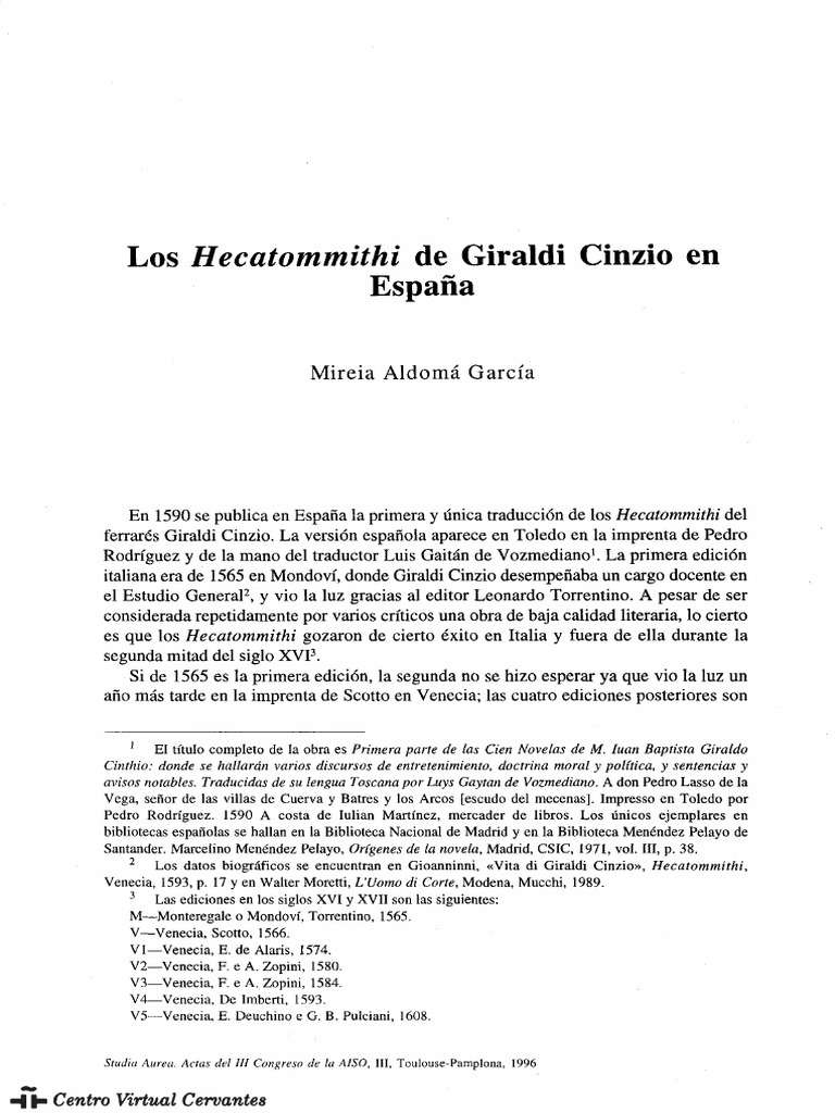 Aiso 3 3 004 | PDF | Miguel De Cervantes | El decameron