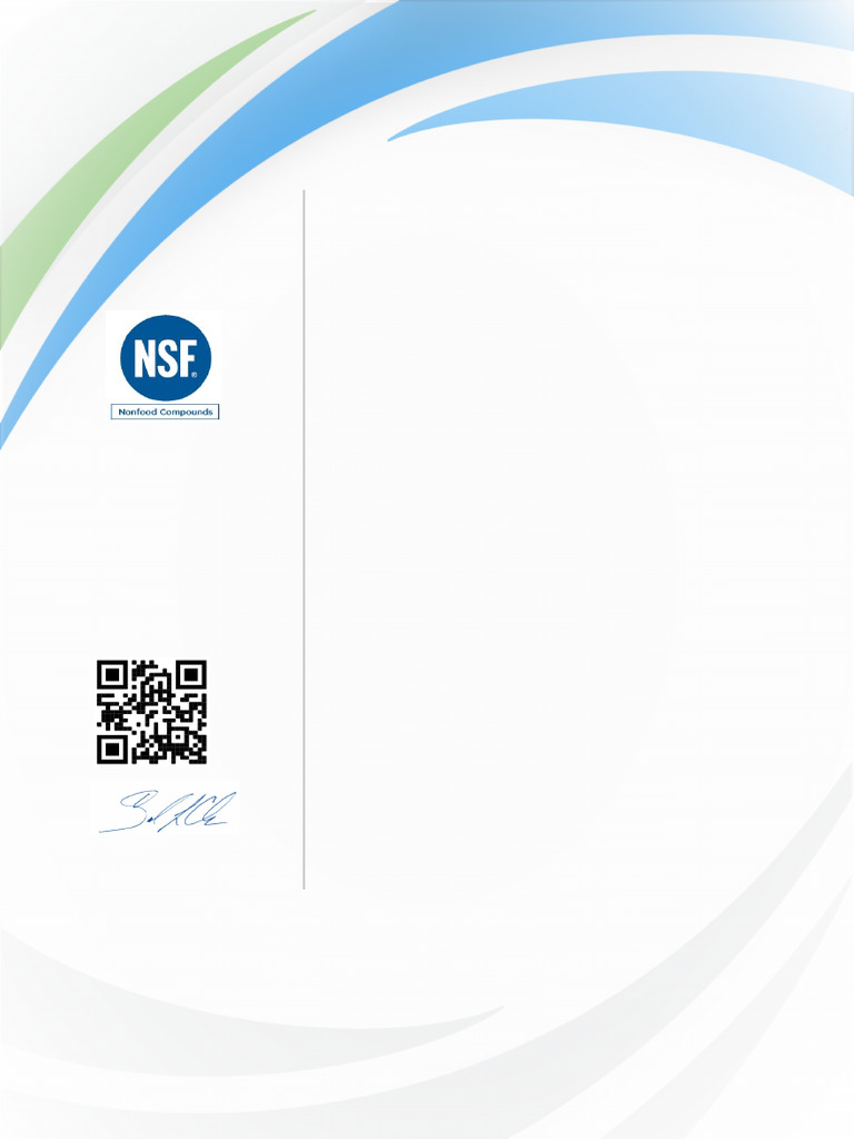 HL 80N - NSF - Arf-20230922 - NF168377 - C0777250 - NF1 - 001 | PDF | Materials | Chemical ...