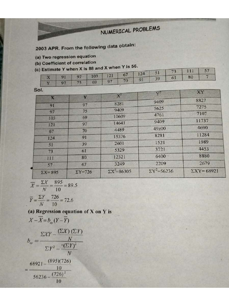 Regression Analysis Solution | PDF