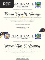 OJT Completion Certificate Template | PDF