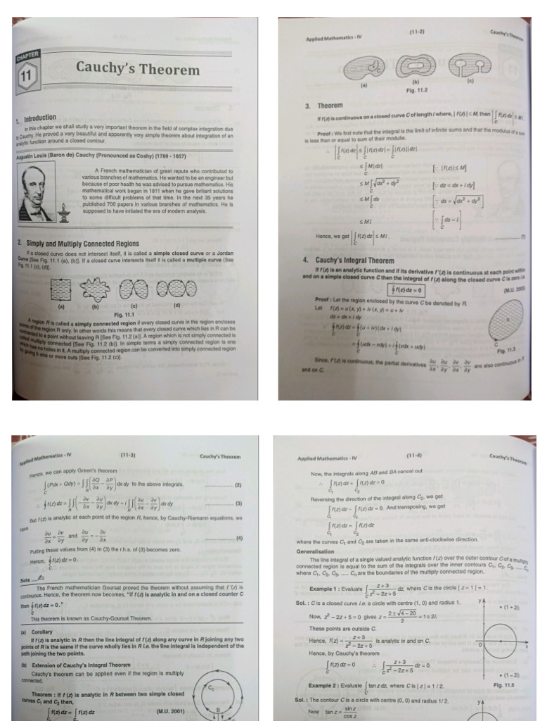 Cauchy's Theorem 1 | PDF