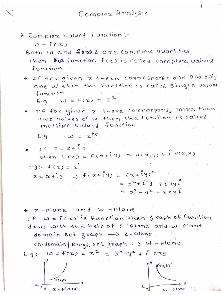 Complex Analysis | PDF