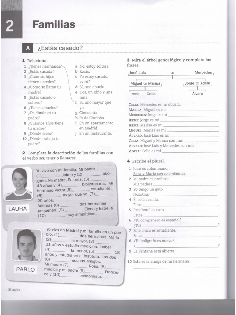 Cuaderno de Ejercicios A1 Completo | PDF