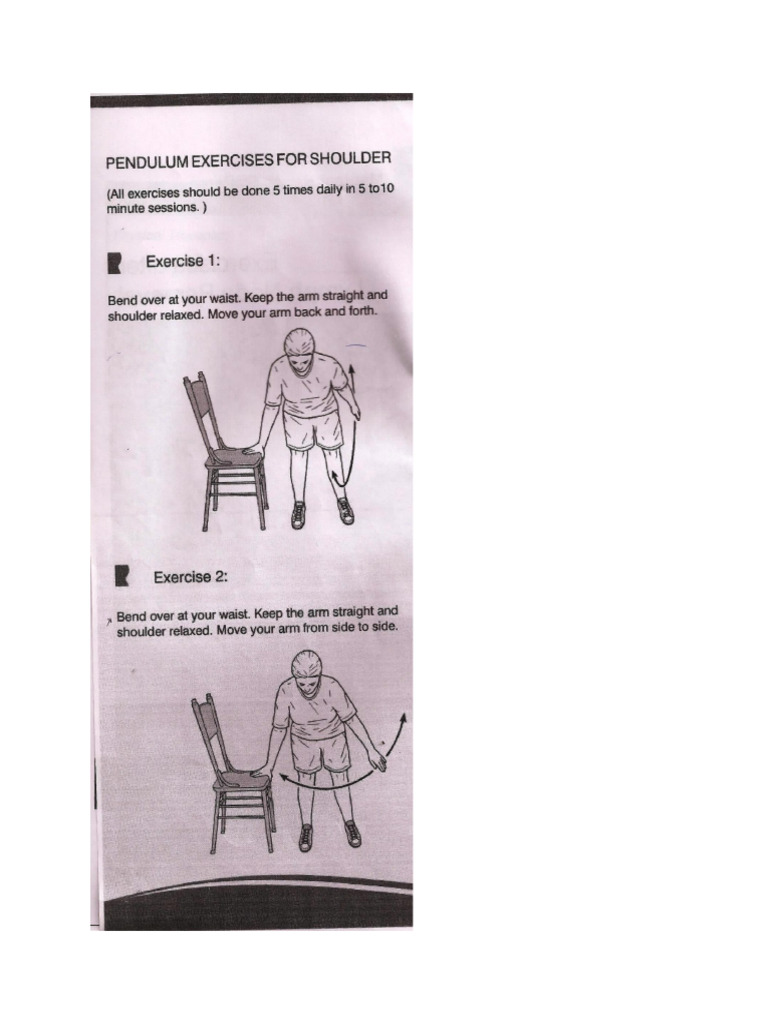 Shoulder Exercises | PDF