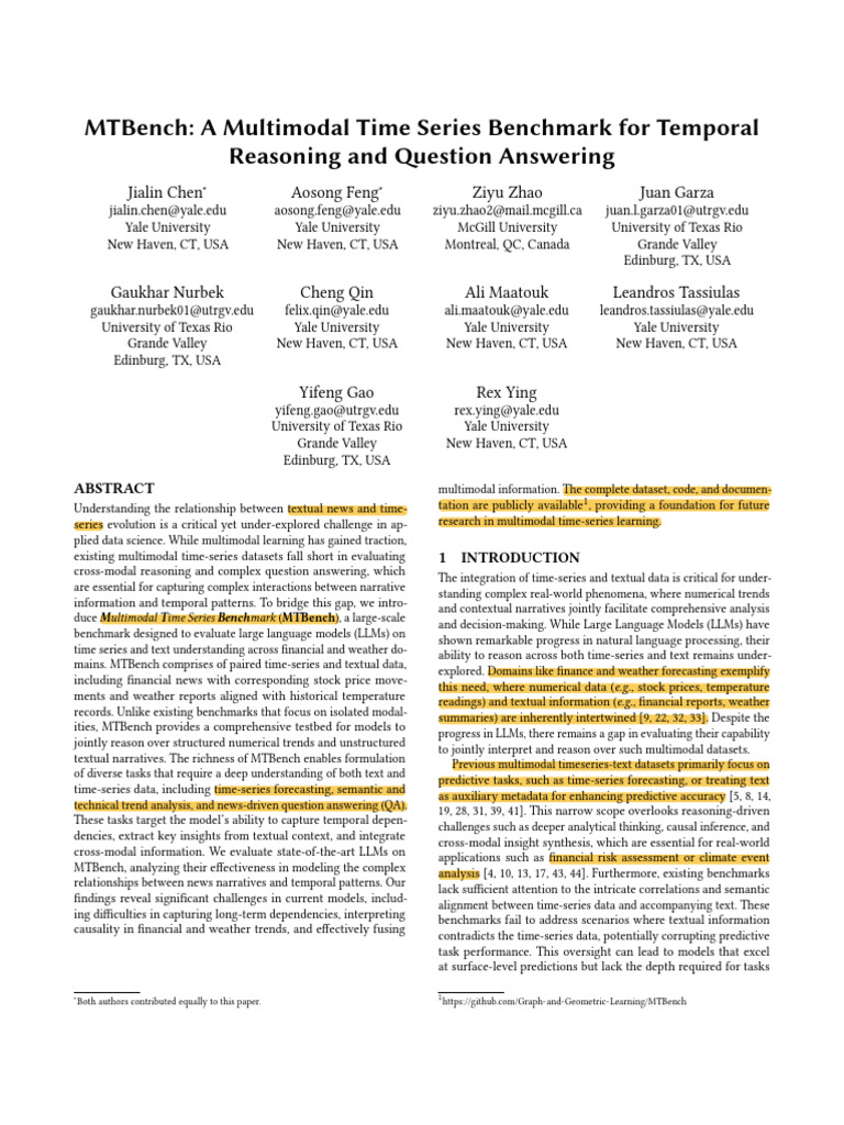 Mt Bench | PDF | Time Series | Forecasting