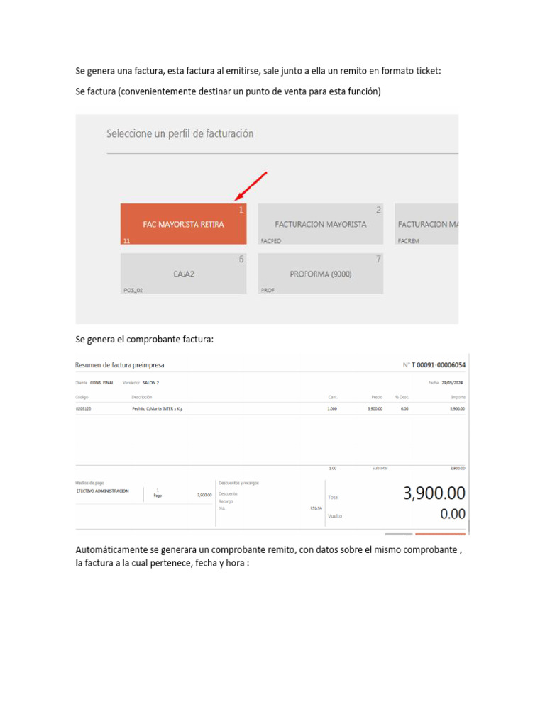 Factura Con Remitos | PDF