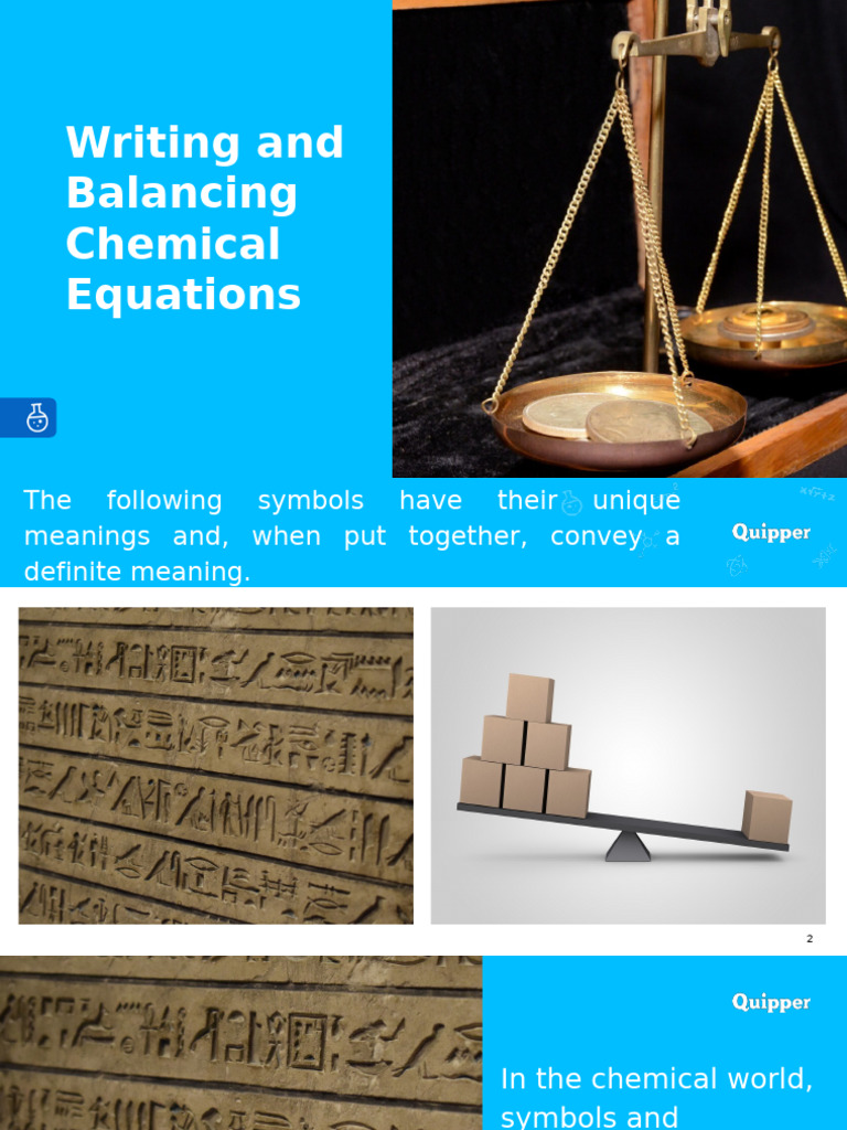 Balancing Chemical Equations Guide | PDF | Chemical Substances ...