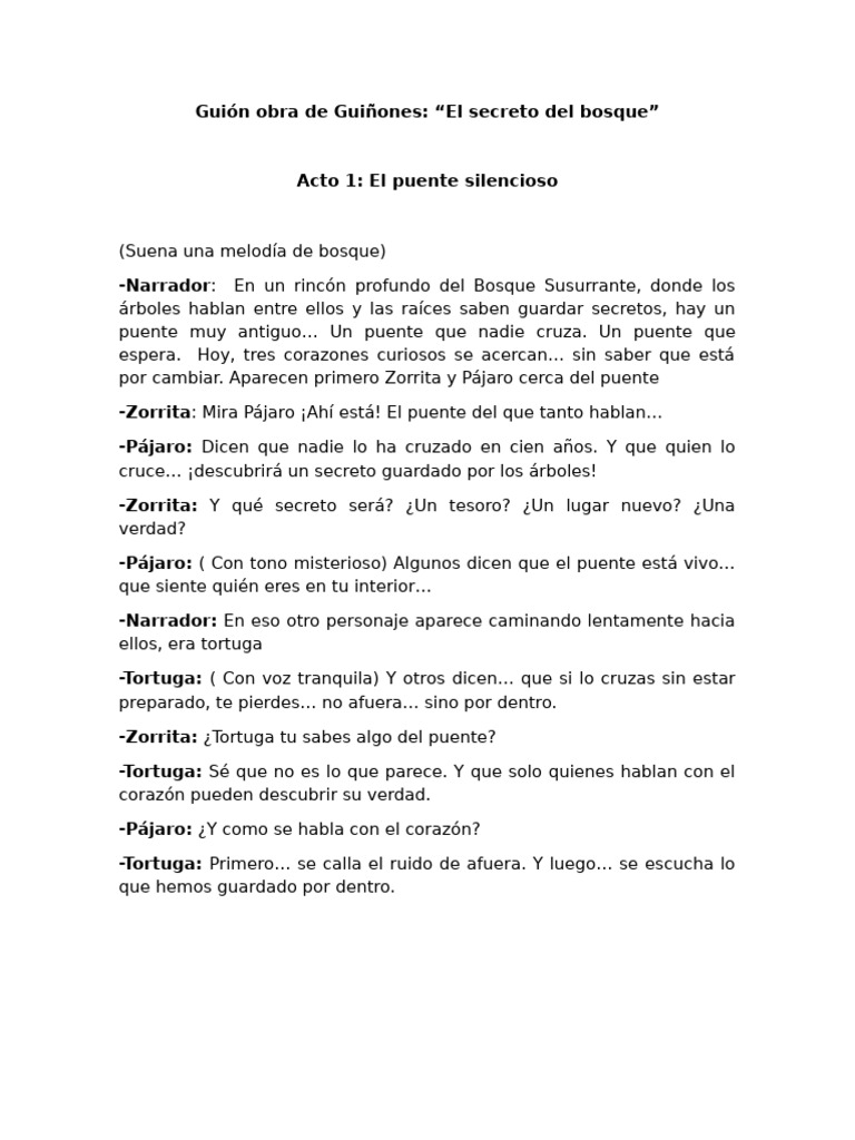 Guión Teatro | PDF | Verdad