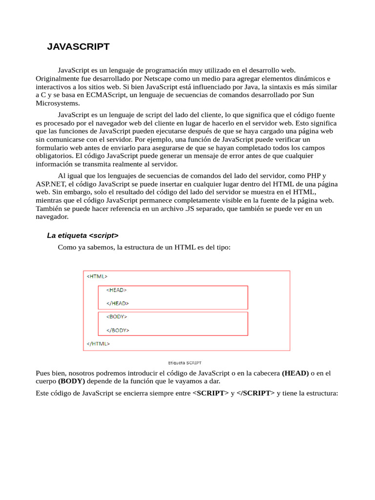 8 - Javascript | PDF | Script Java | Redes