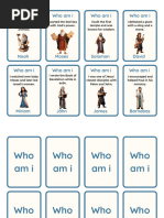 Who Am I Bible Question Game Cards #Biblefun | PDF | Home & Garden
