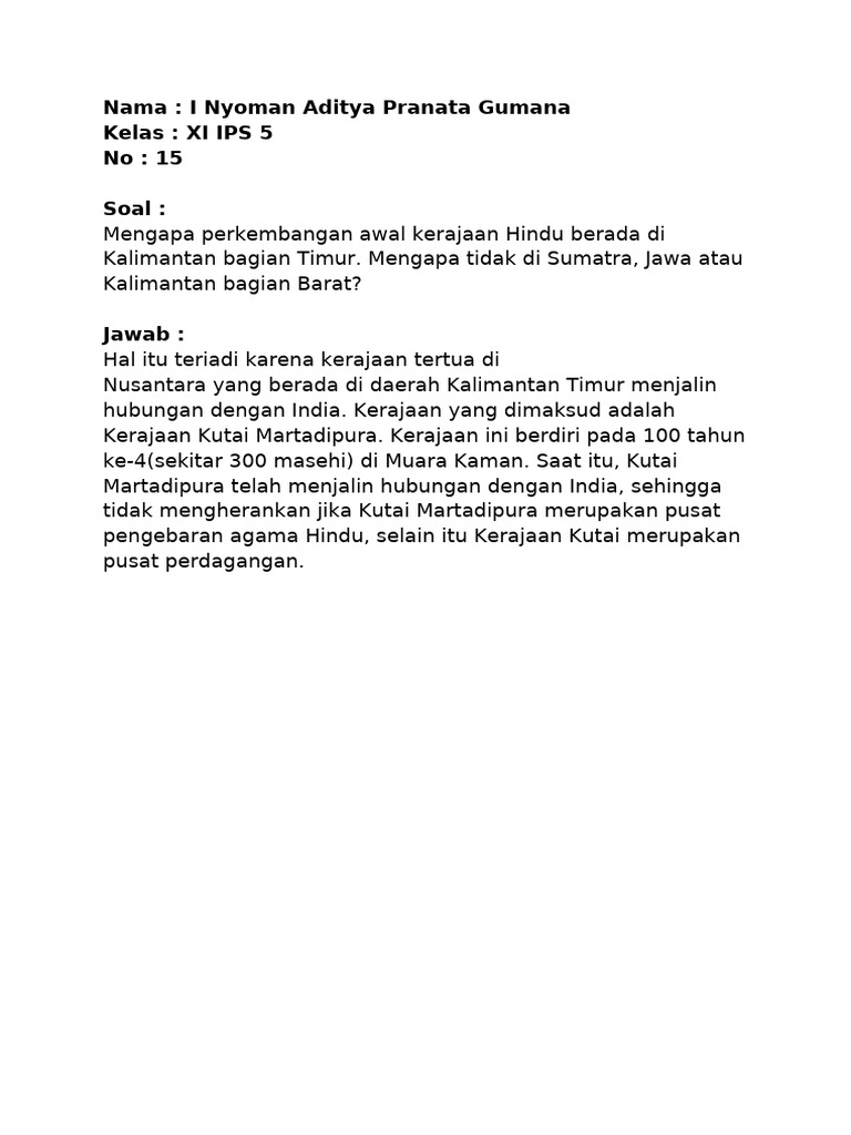 I Nyoman Aditya Pranata Gumana | PDF