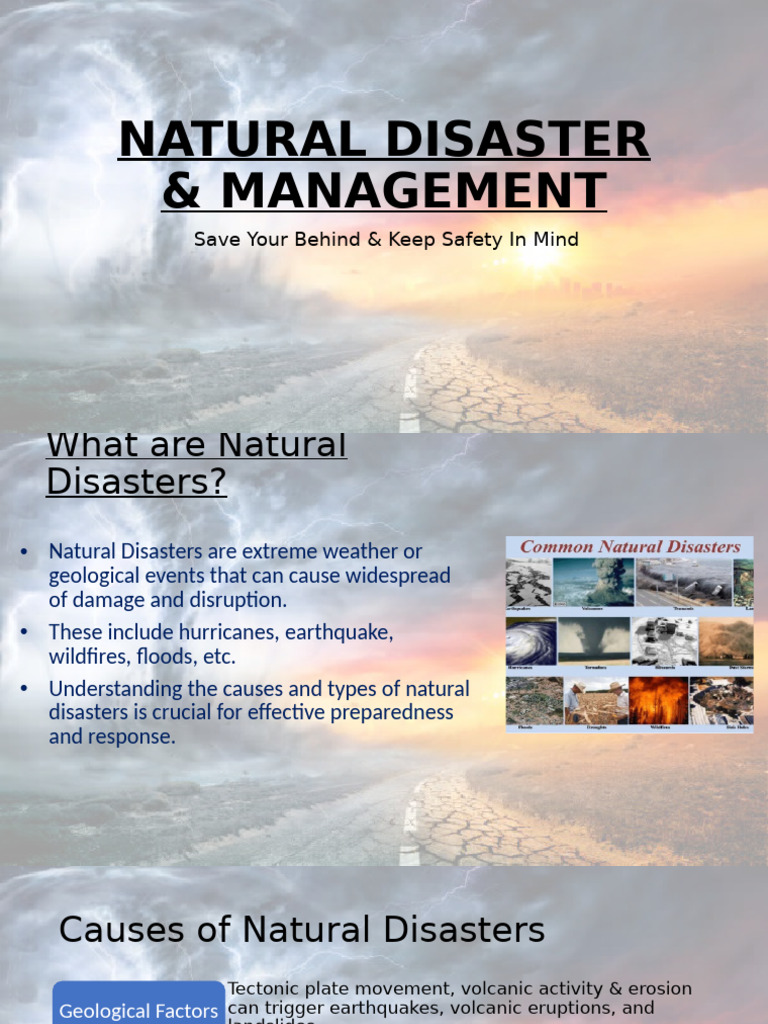Natural Disaster & Management 9-E | PDF