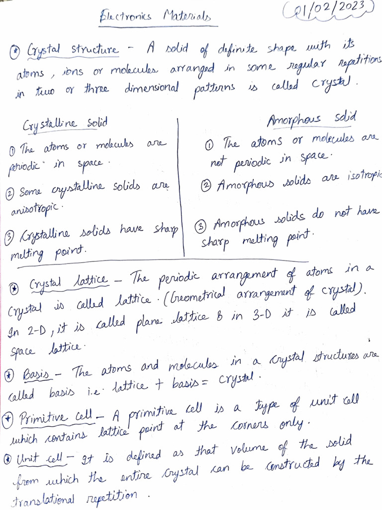 Physics Notes 2nd Sem Pdf