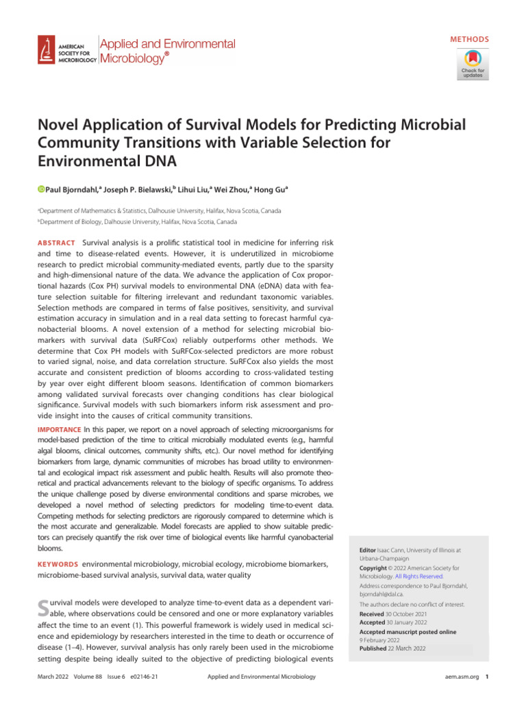 Novel Application of Survival Models | PDF | Mean Squared Error | Bias ...