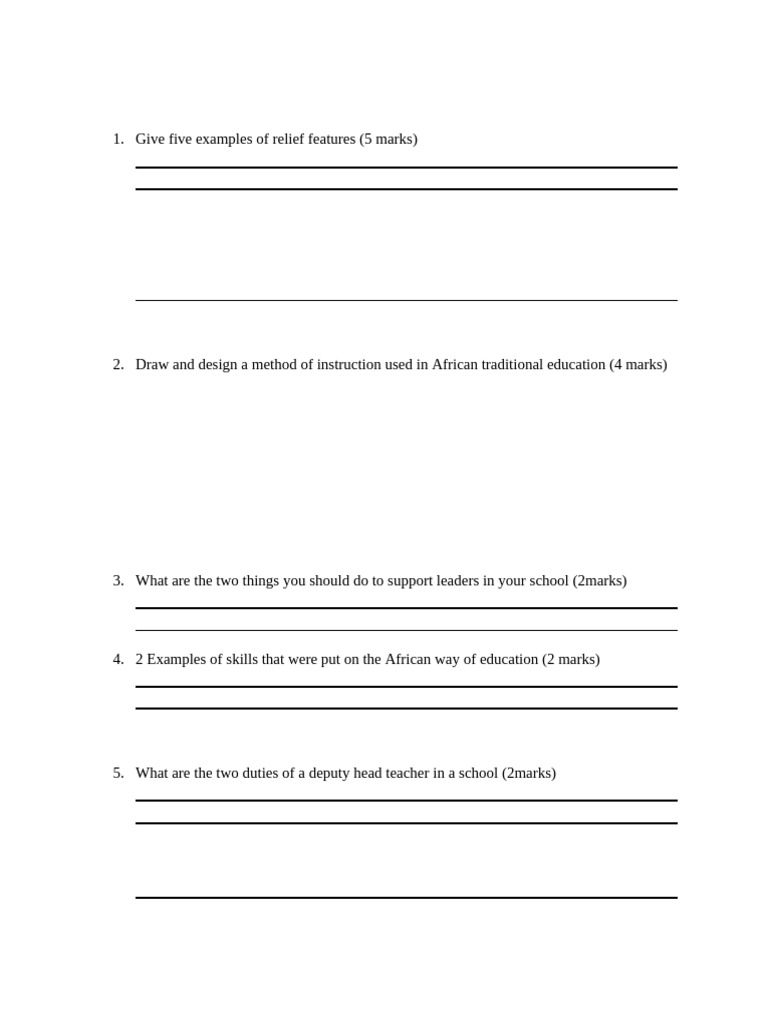 Social Studies Activities Grade 5 | PDF