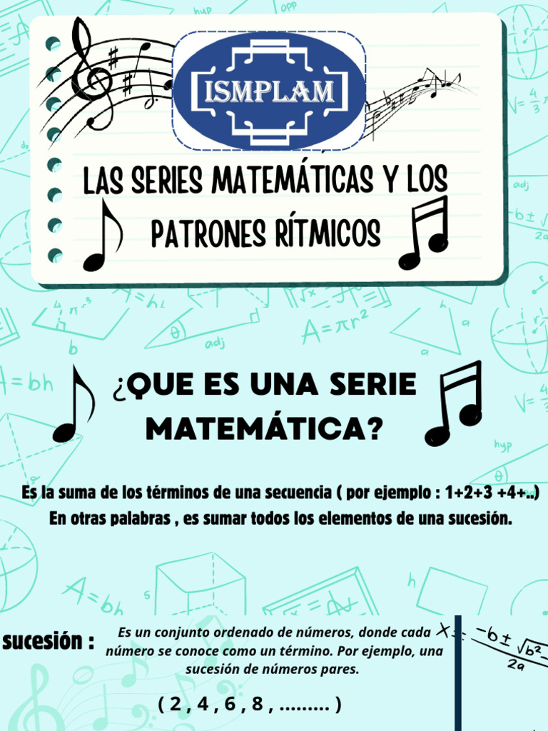 Las Series Matematicas y Los Patrones Ritmicos | PDF