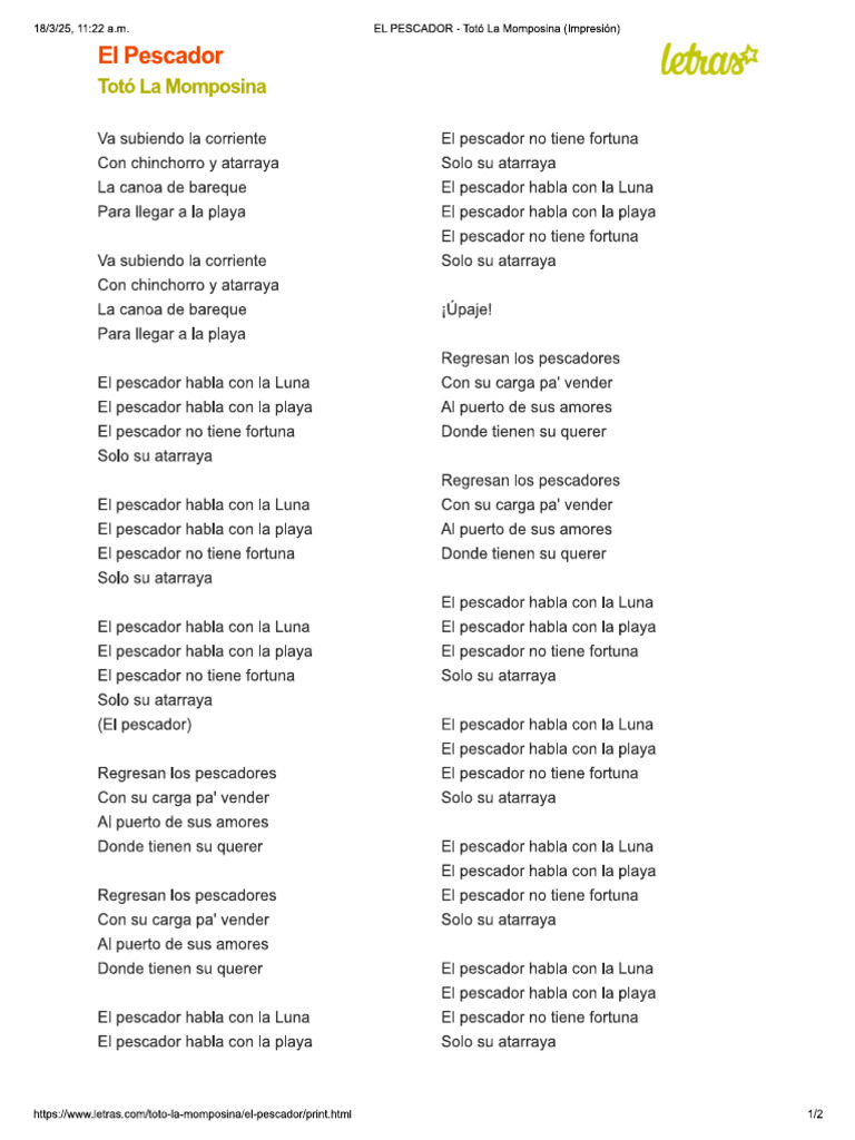 El Pescador | PDF