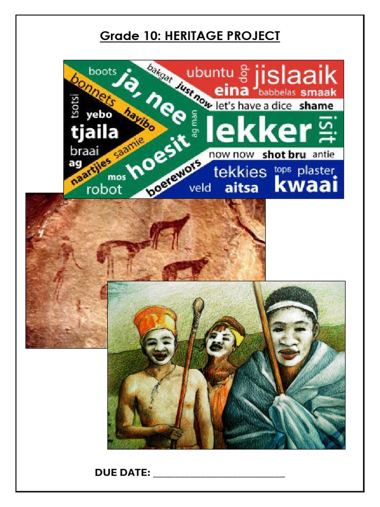 South African Heritage Project Guide | PDF | Information | Plagiarism