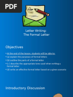 CSEC Letter Writing Guide | PDF | Information | Inquiry